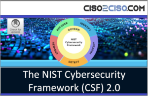 The NIST Cybersecurity Framework (CSF) 2.0 - CISO2CISO.COM & CYBER ...